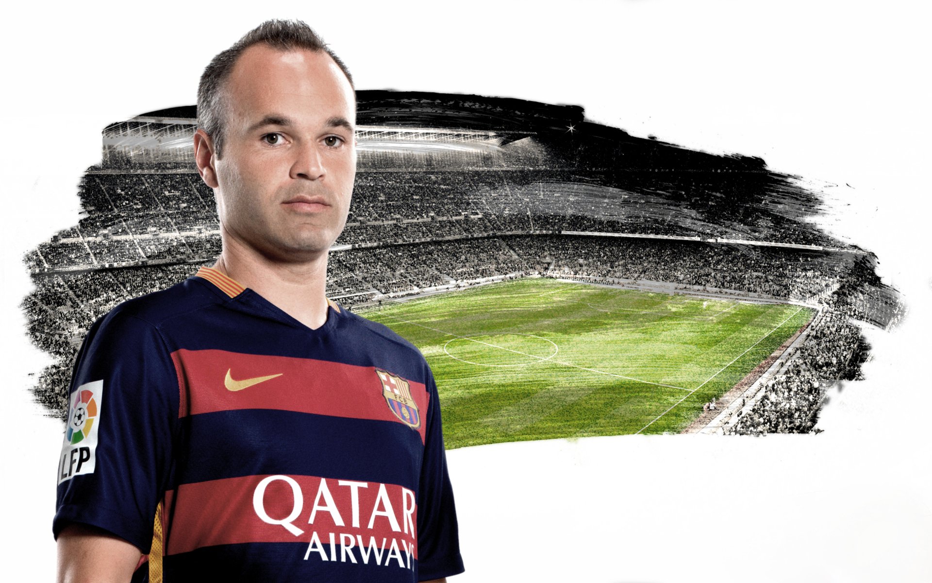 Download Spanish Soccer Andrés Iniesta Sports HD Wallpaper