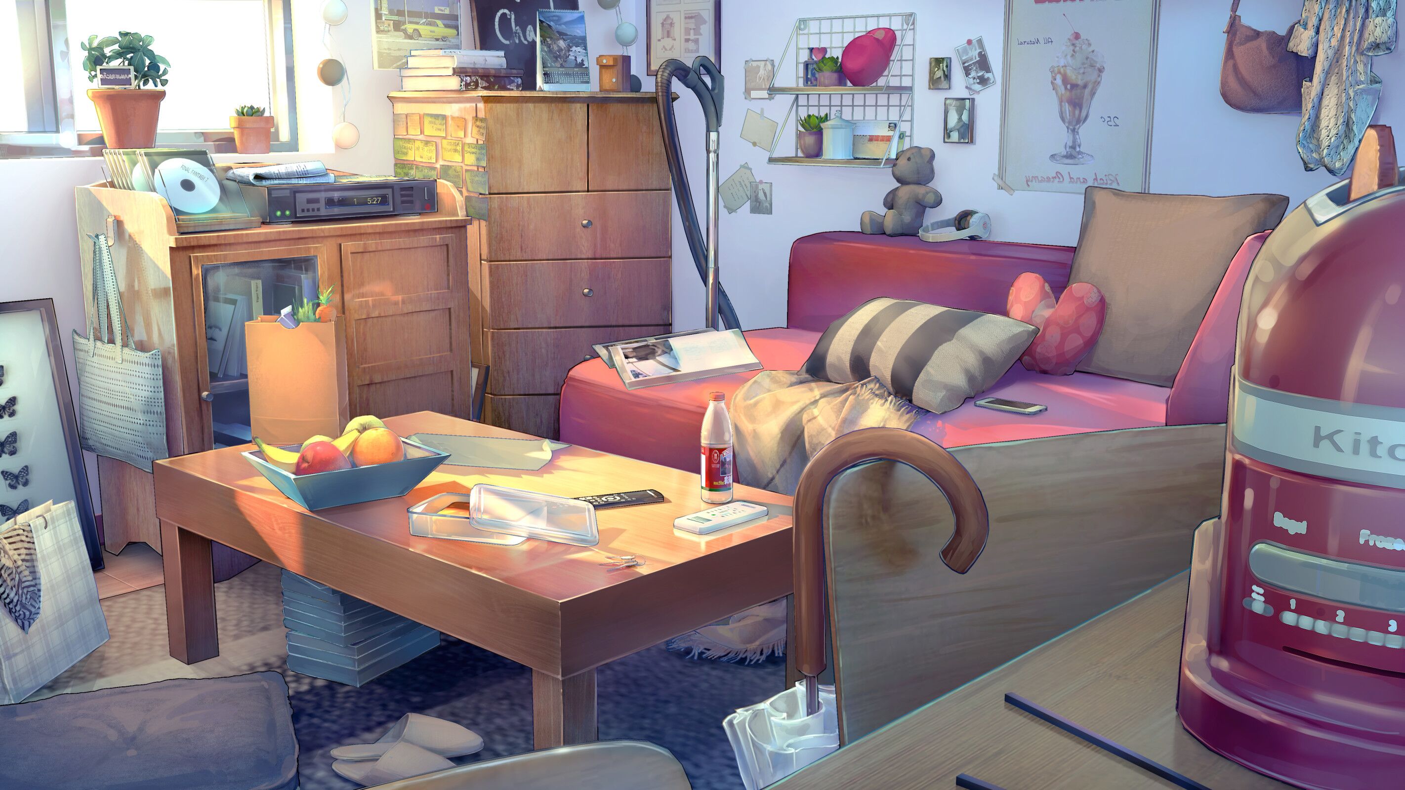 Download Anime Room Anime Room HD Wallpaper by 行之LV