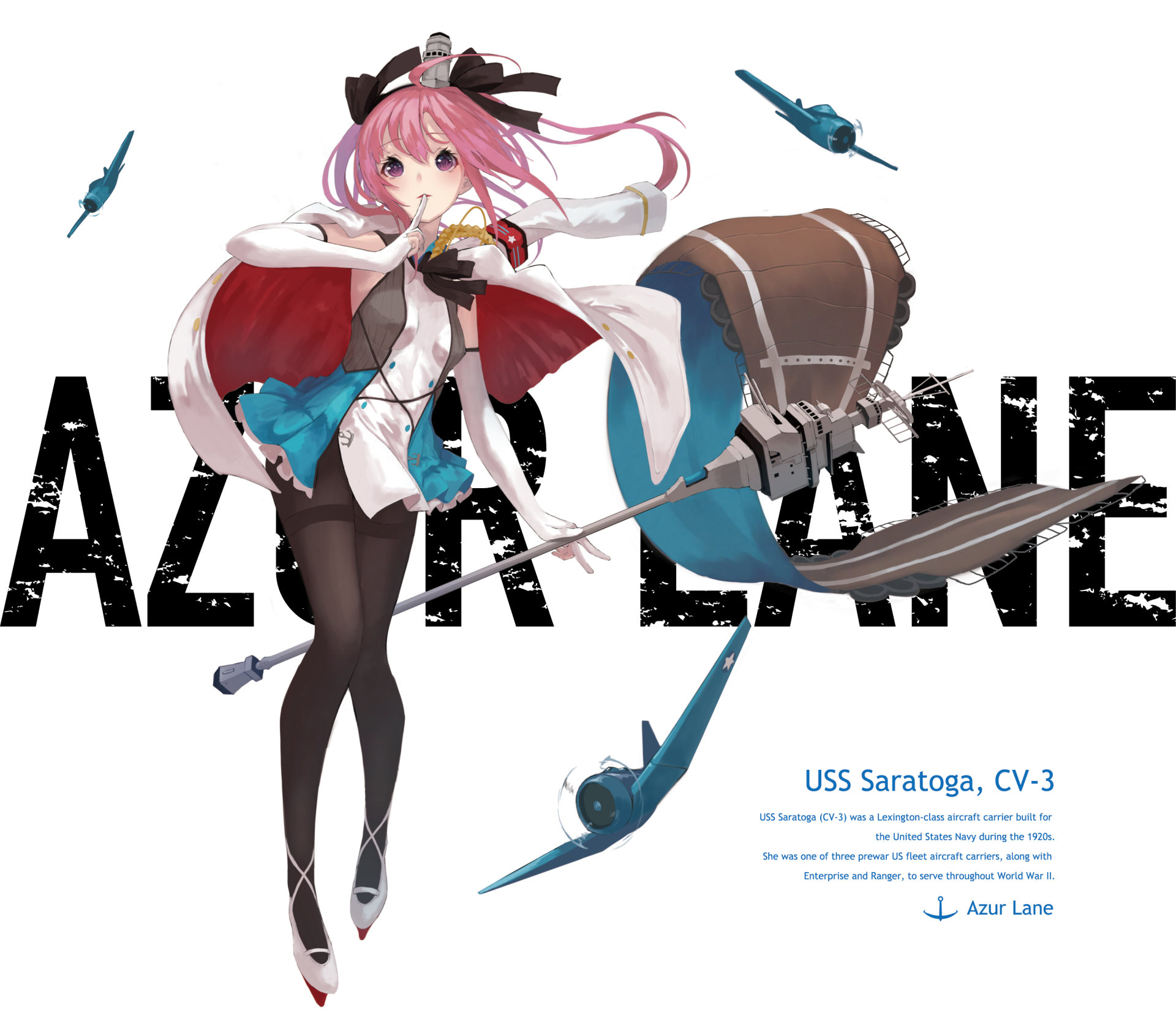 Download Saratoga (Azur Lane) Anime Azur Lane HD Wallpaper by Arkw ...