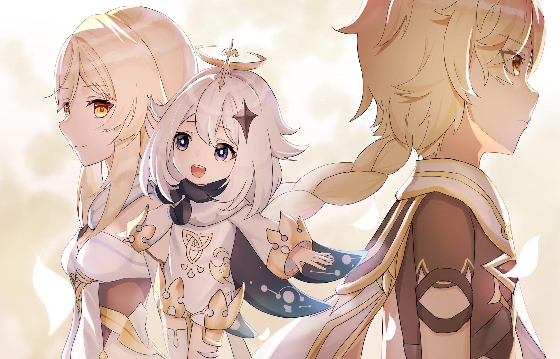 Download Paimon (Genshin Impact) Lumine (Genshin Impact) Aether ...