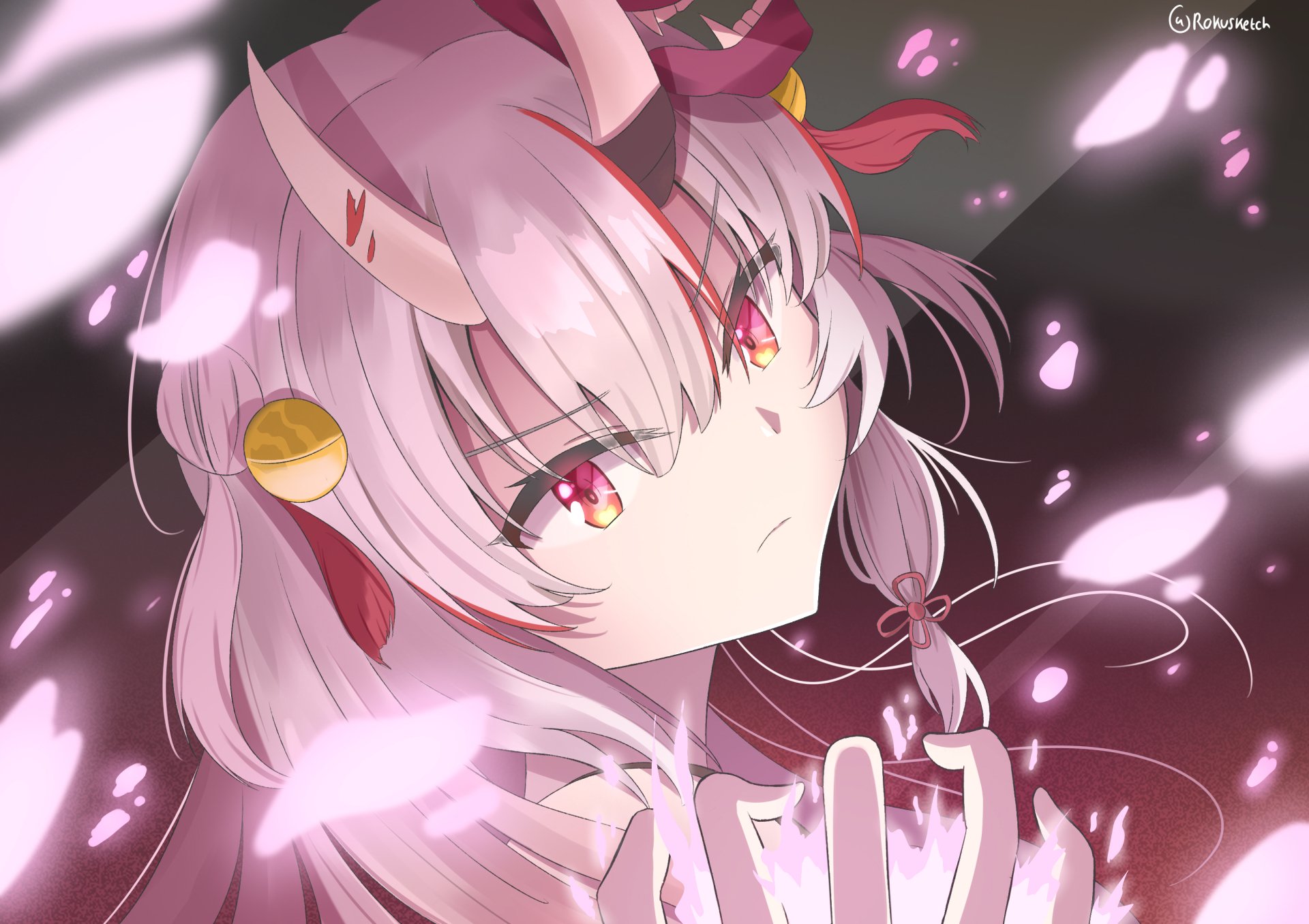 HD Nakiri Ayame Wallpaper - Pink-Haired Hololive Virtual YouTuber with ...