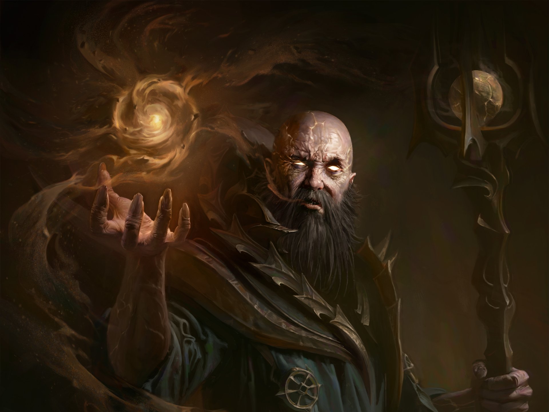 Download Wizard Video Game Diablo Immortal Staff HD Wallpaper
