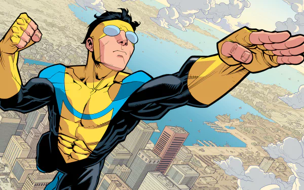Invincible Mark Grayson 4K Ultra HD Heroic Wallpaper