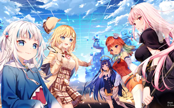 Download Hololive Ninomae Ina'nis Anime Virtual Youtuber 4k Ultra HD ...