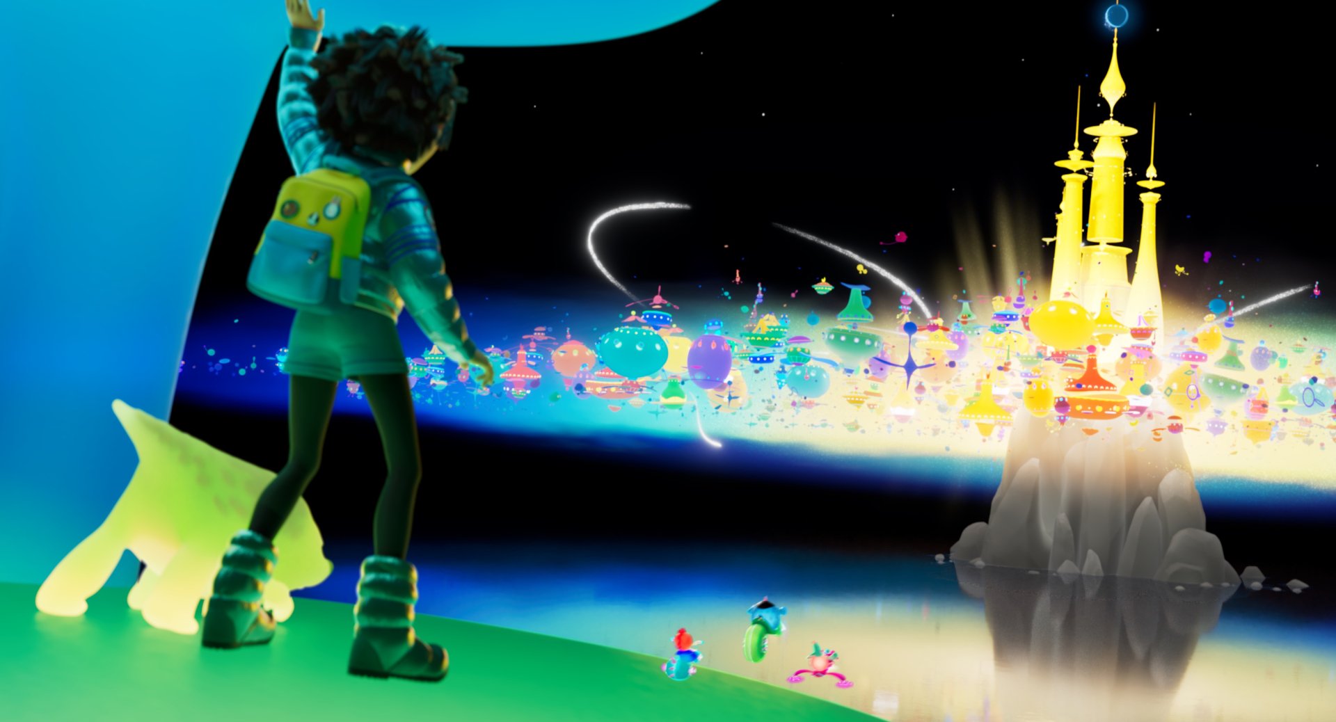 Download Gobi (Over The Moon) Fei Fei Movie Over The Moon HD Wallpaper