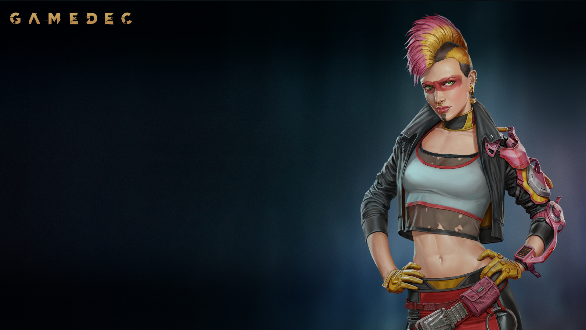 Gamedec Game Heroine HD Desktop Wallpaper