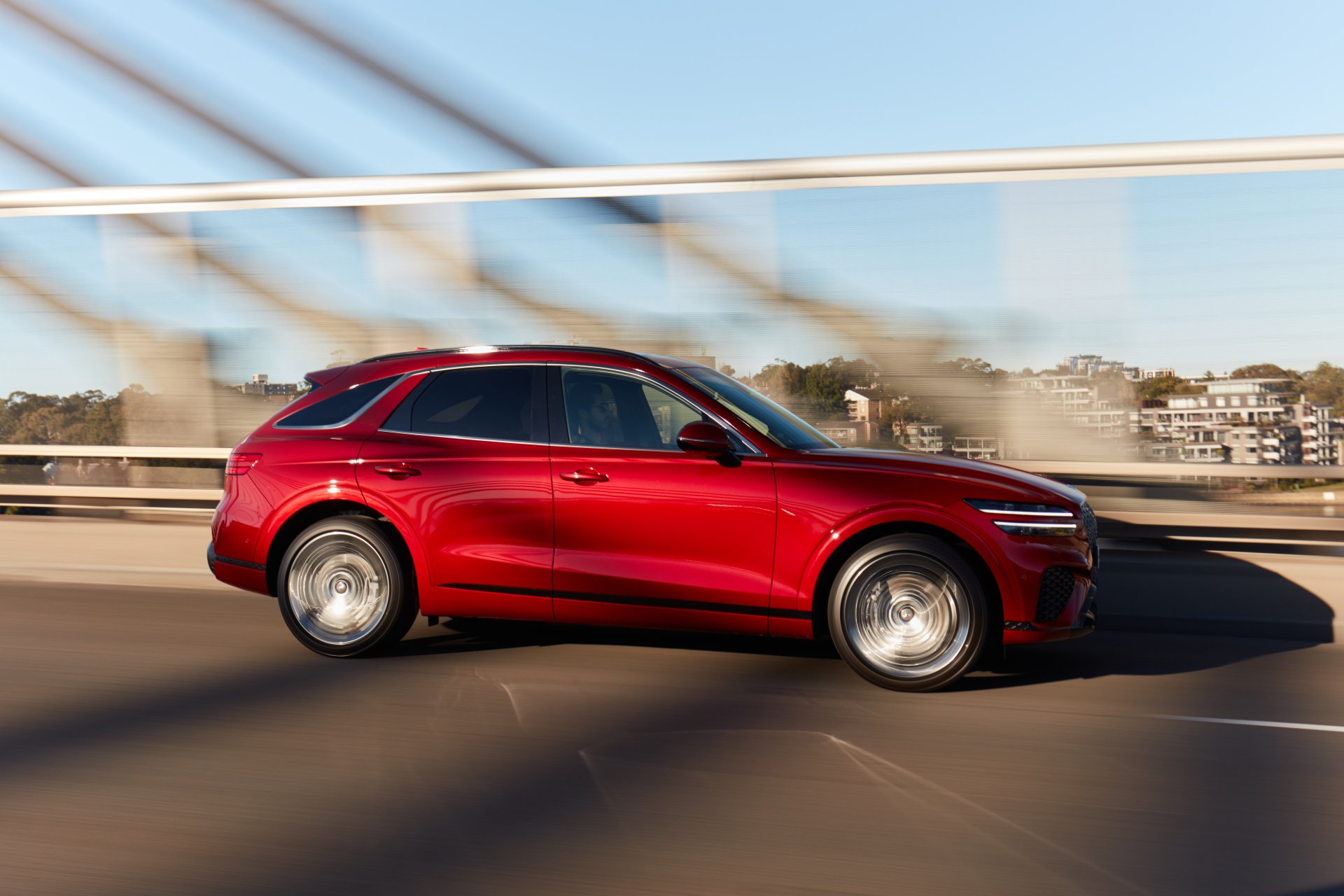 Download SUV Vehicle Genesis GV70 4k Ultra HD Wallpaper