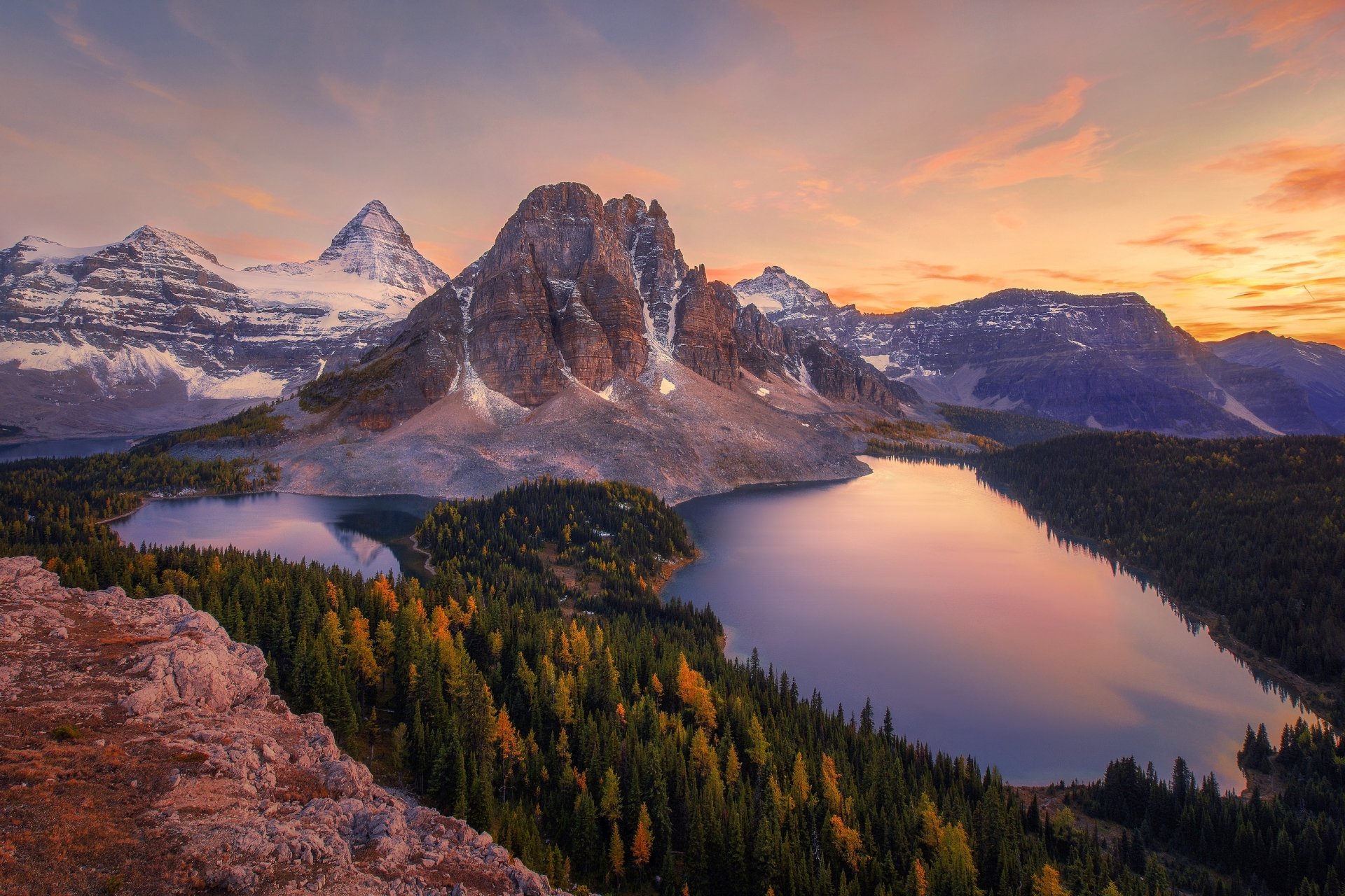 Download Canada Mountain Nature Lake HD Wallpaper | 2500x1667 ...