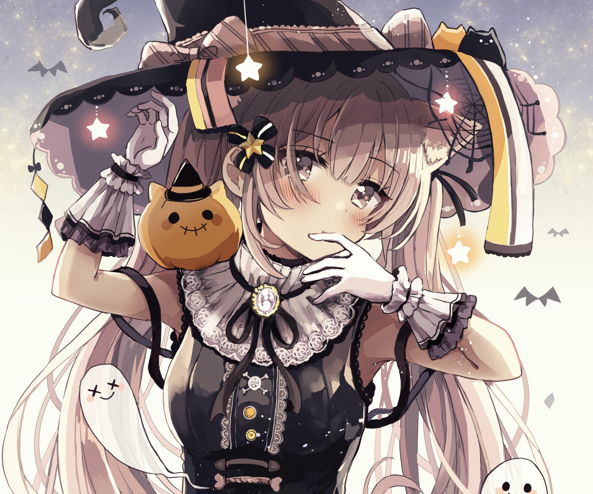 Download Witch Anime Girl Anime Girl HD Wallpaper