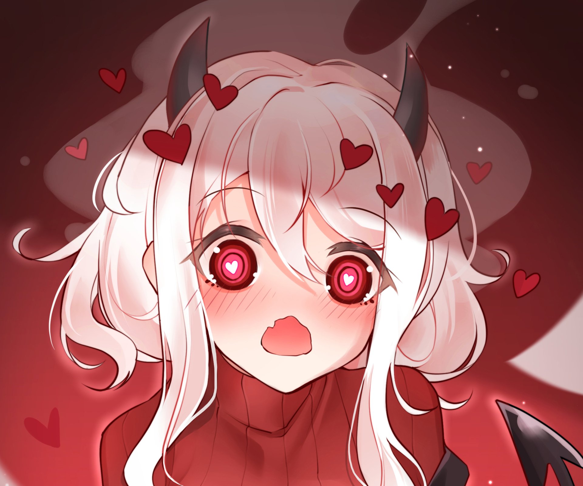 Download Modeus (Helltaker) Video Game Helltaker HD Wallpaper by 次元之隙