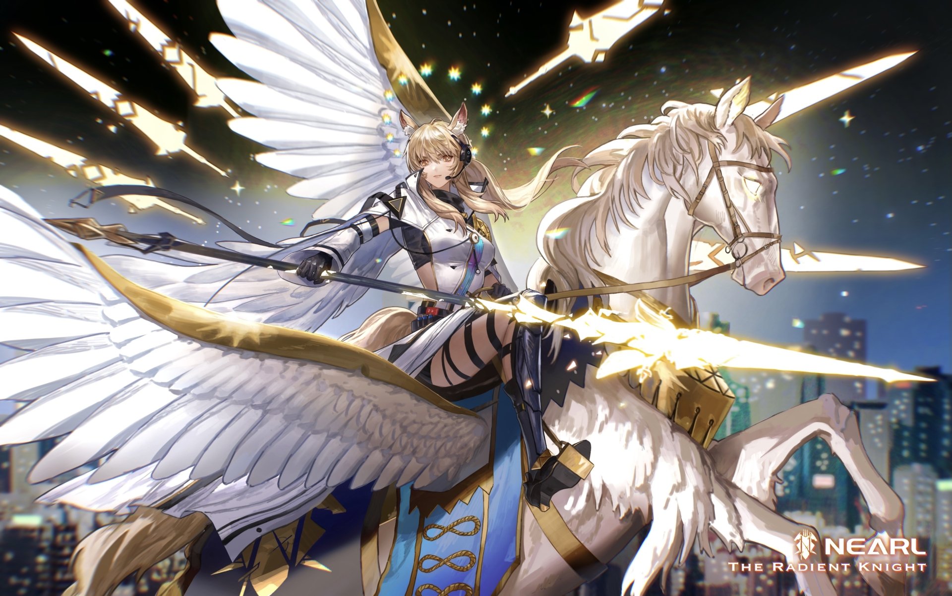 Download Lance Angel Warrior Nearl (ArKnights) Video Game Arknights HD ...