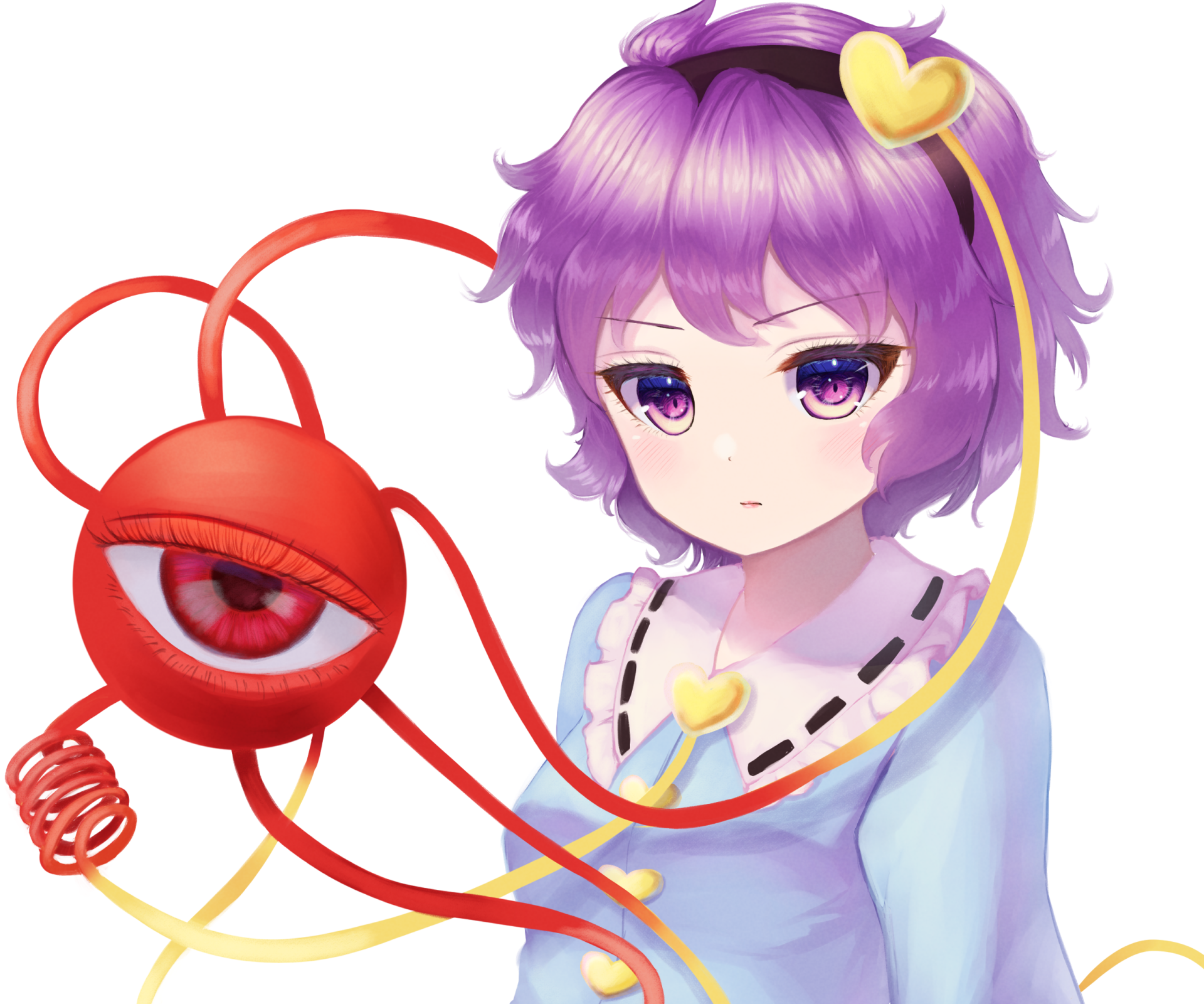 Download Eye Satori Komeiji Anime Touhou Anime Eyes HD Wallpaper