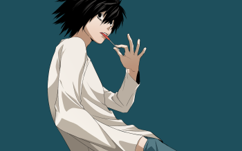 L Death Note Sitting