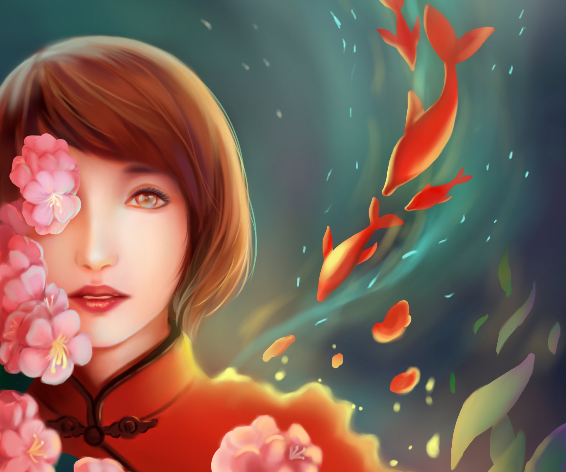 Download Anime Big Fish & Begonia HD Wallpaper