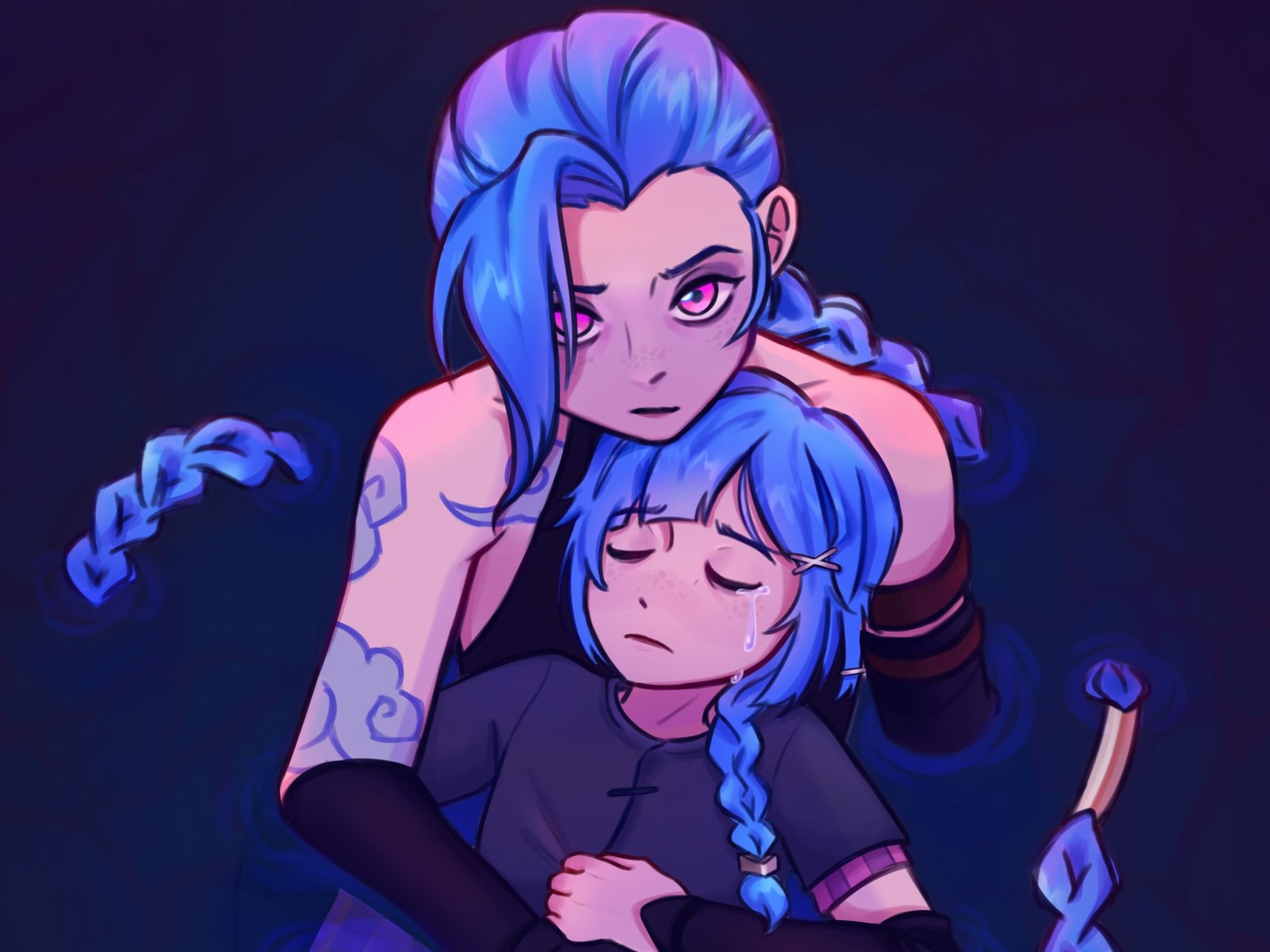 Download Jinx (League Of Legends) TV Show Arcane HD Wallpaper