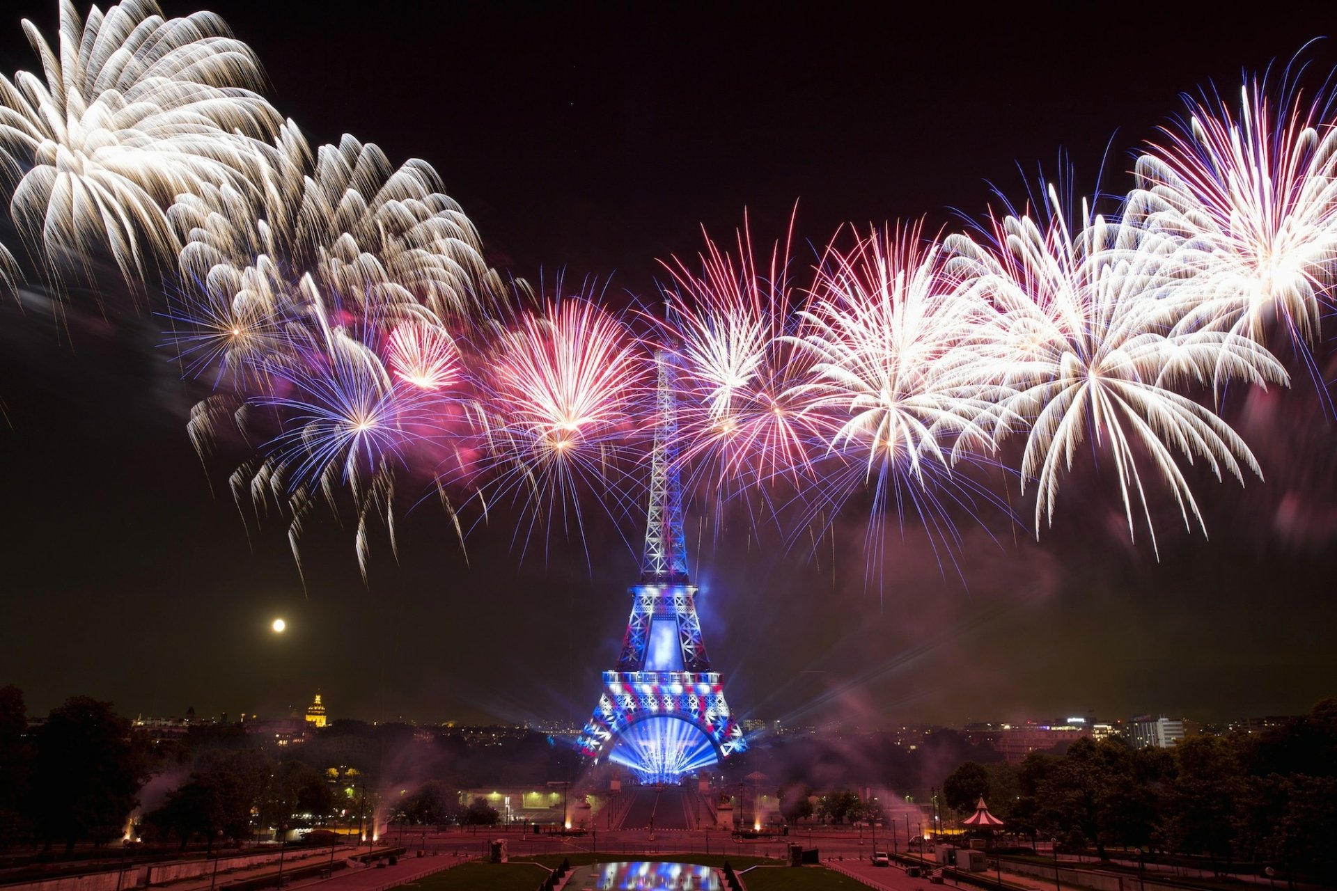 Download Paris Eiffel Tower Photography Fireworks HD Wallpaper ...