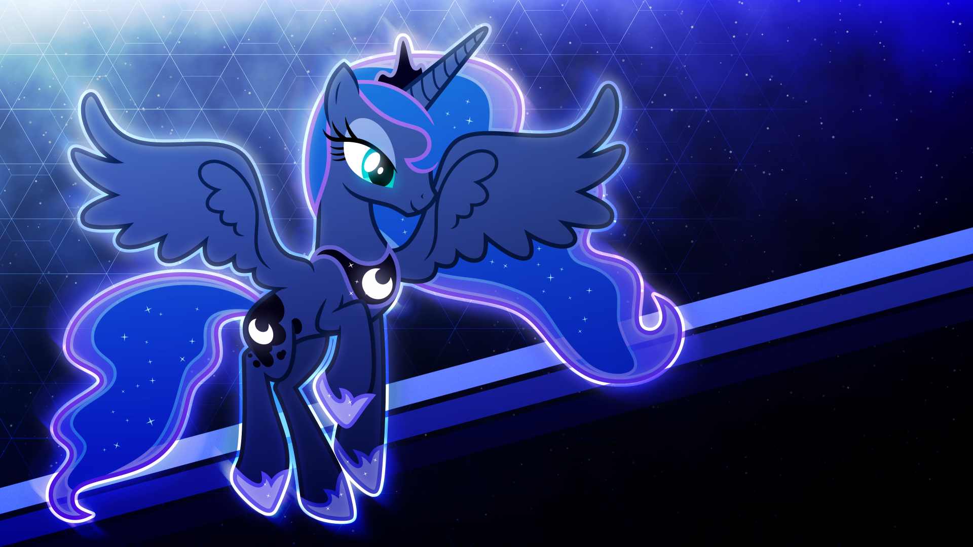 4K Ultra HD Princess Luna Magic - My Little Pony: Friendship Is Magic ...