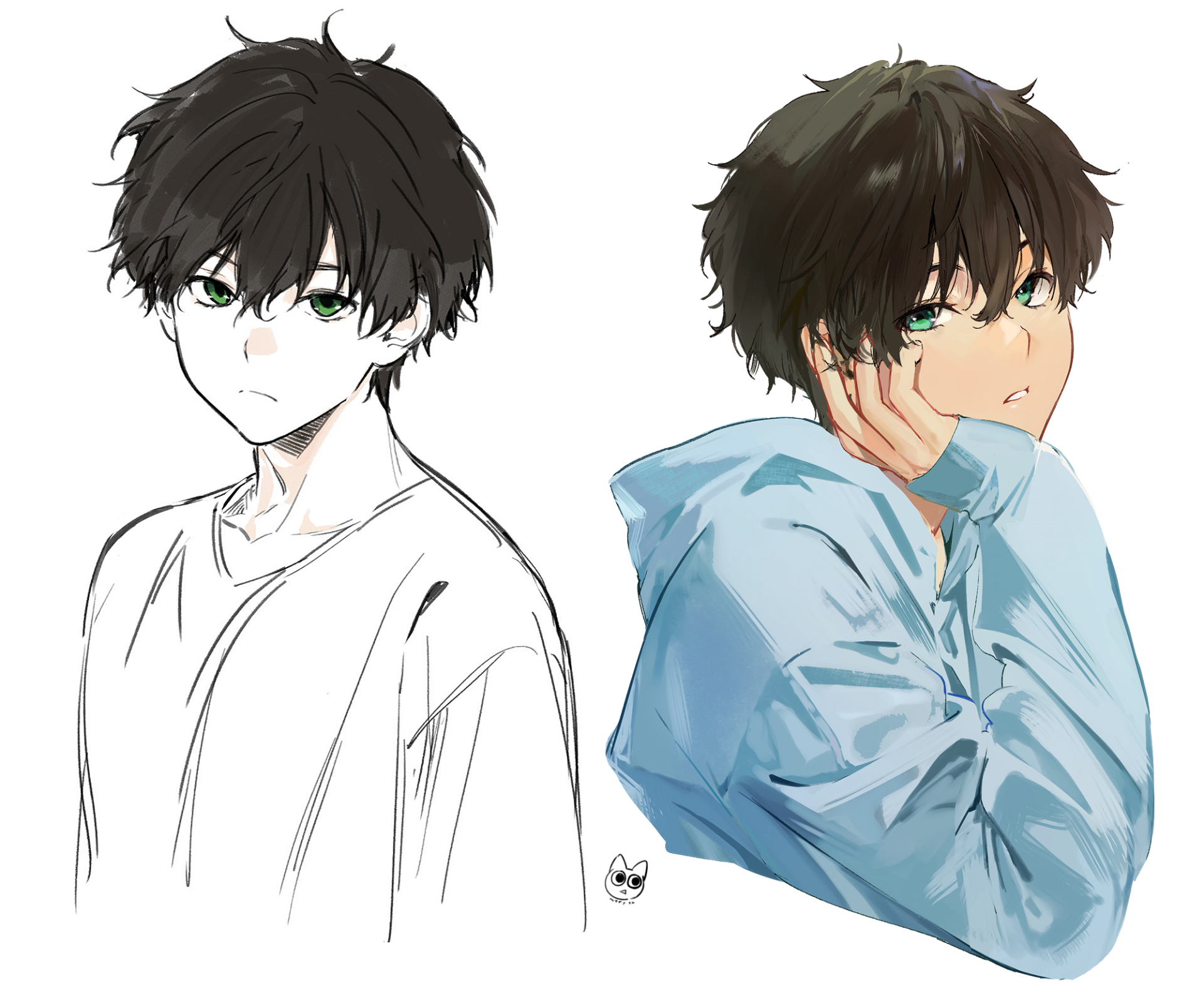 Download Hōtarō Oreki Anime Hyouka HD Wallpaper by mery | 2000x1667 ...