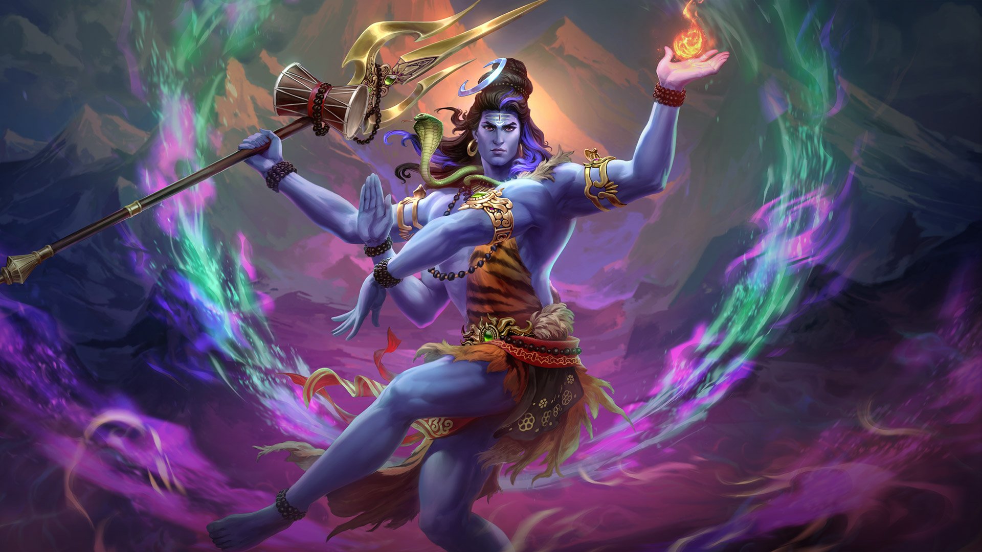 Download Shiva (Smite) Video Game Smite HD Wallpaper