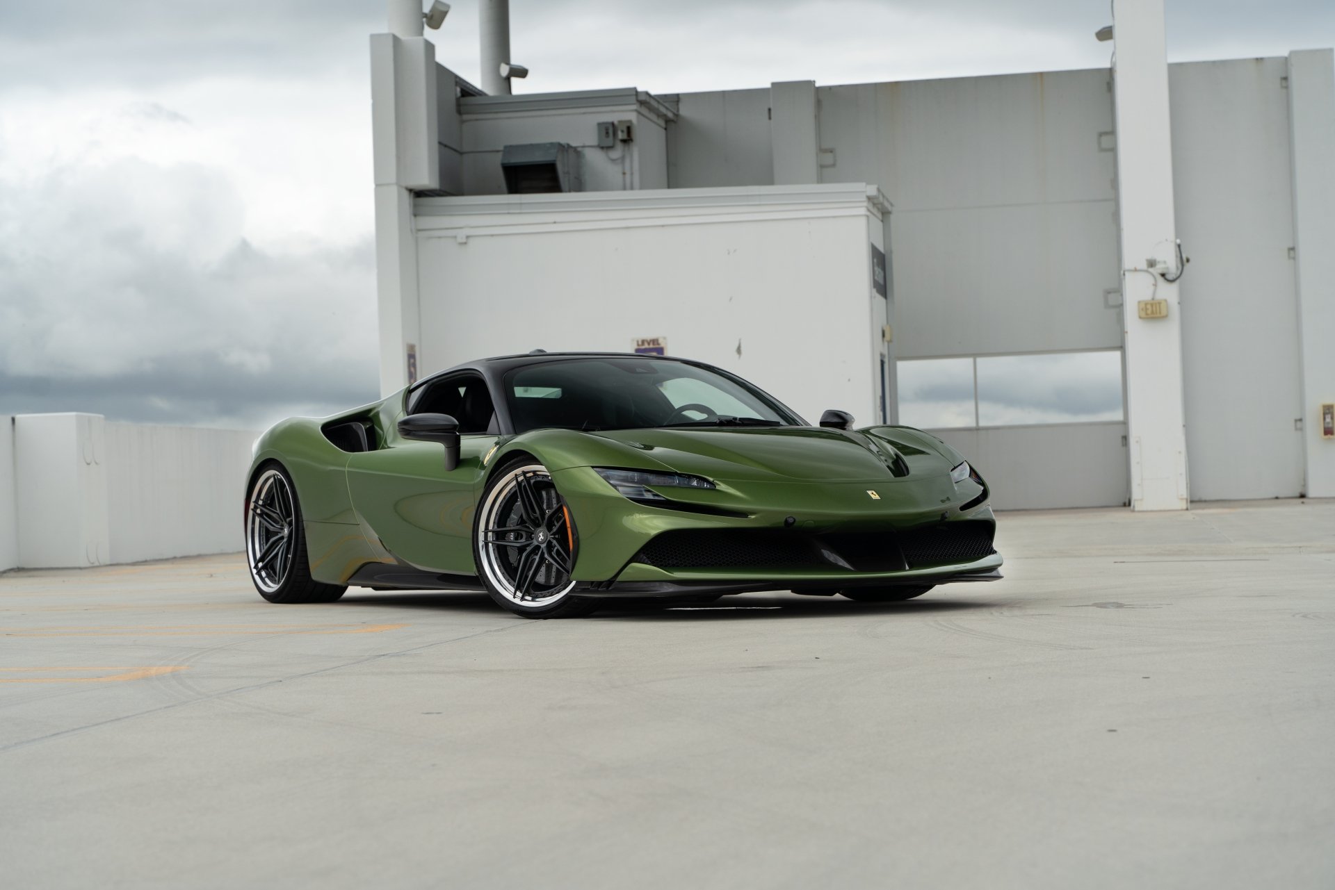 Download Supercar Vehicle Ferrari SF90 8k Ultra HD Wallpaper