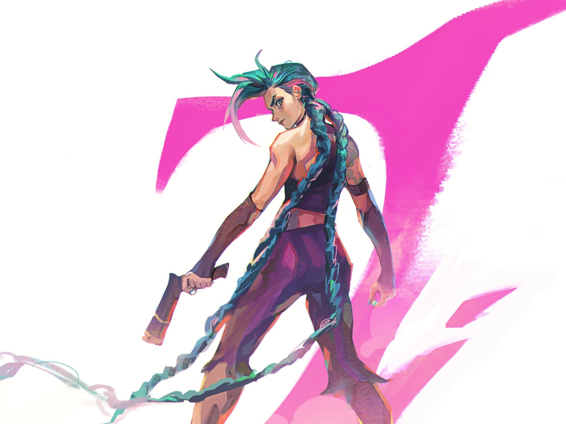 Download Jinx (League Of Legends) TV Show Arcane HD Wallpaper