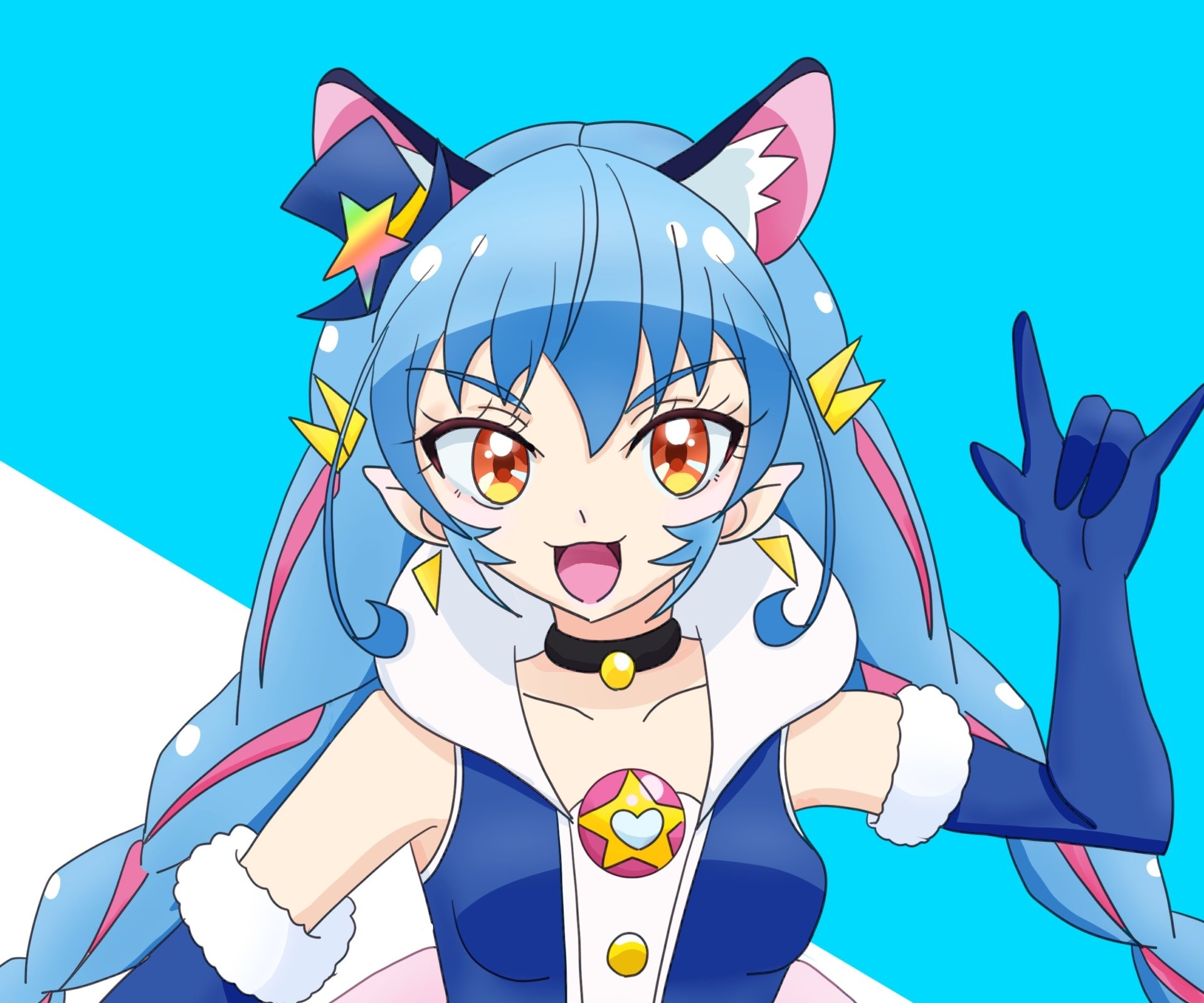 Download Yuni (Precure) Cure Cosmo Anime Star☆Twinkle Precure HD Wallpaper