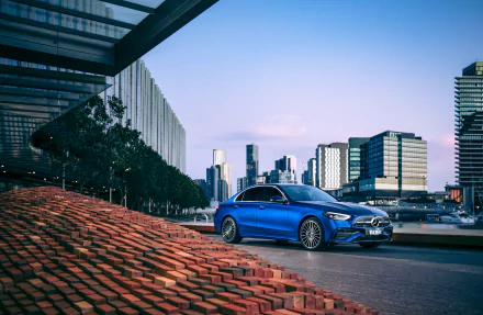 Mercedes-Benz C300 AMG Line - Desktop Wallpapers, Phone Wallpaper, PFP ...