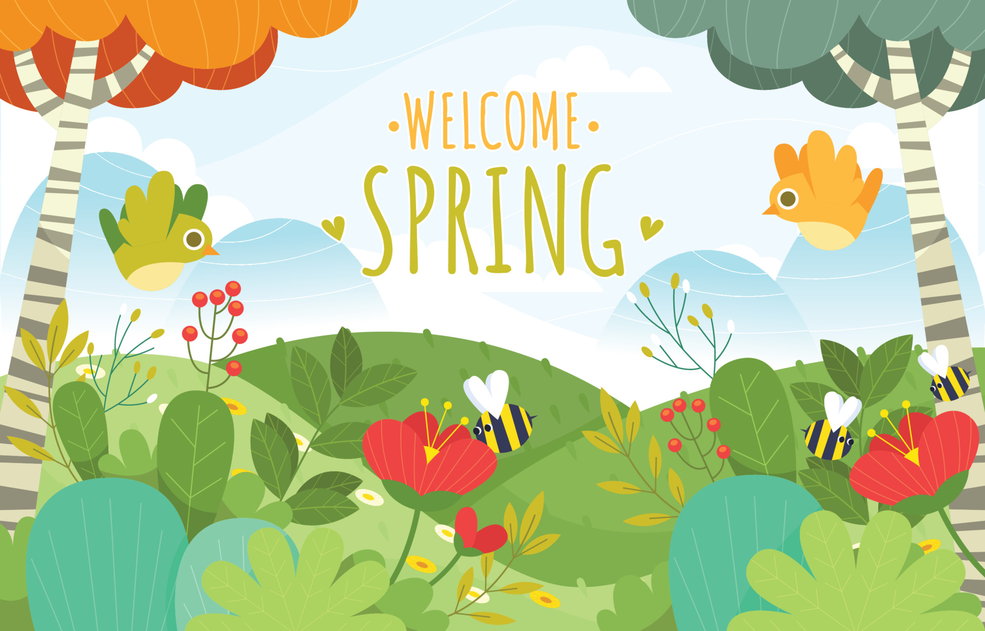 Download Artistic Spring HD Wallpaper