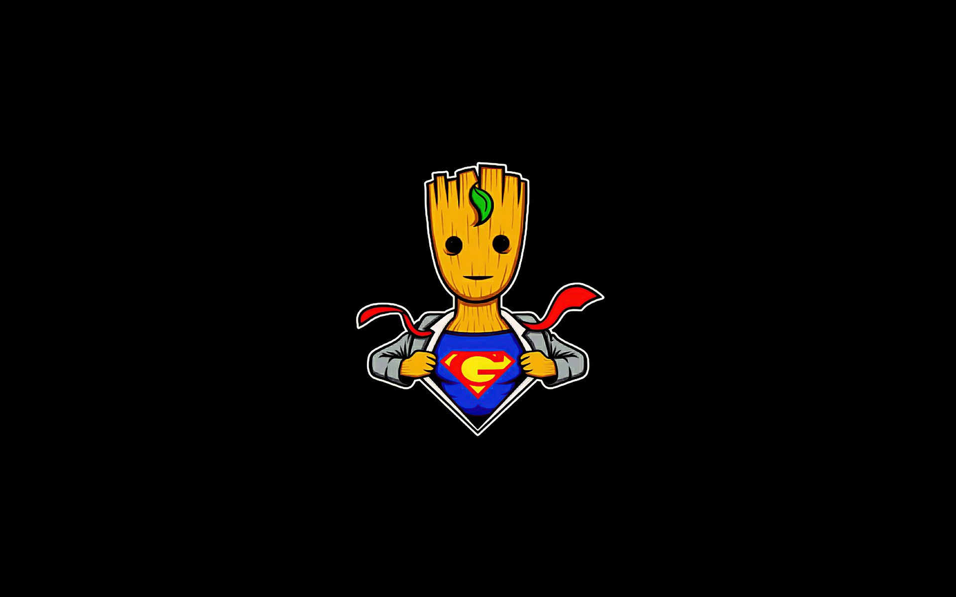 Download Comic Groot HD Wallpaper