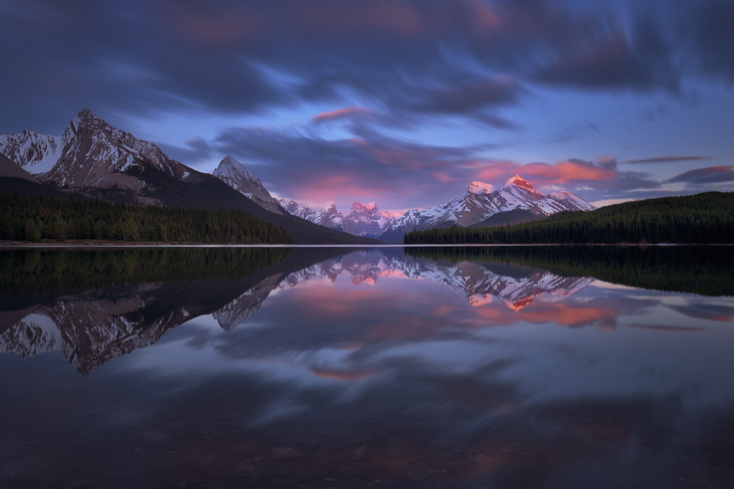 Download Canada Lake Nature Reflection HD Wallpaper