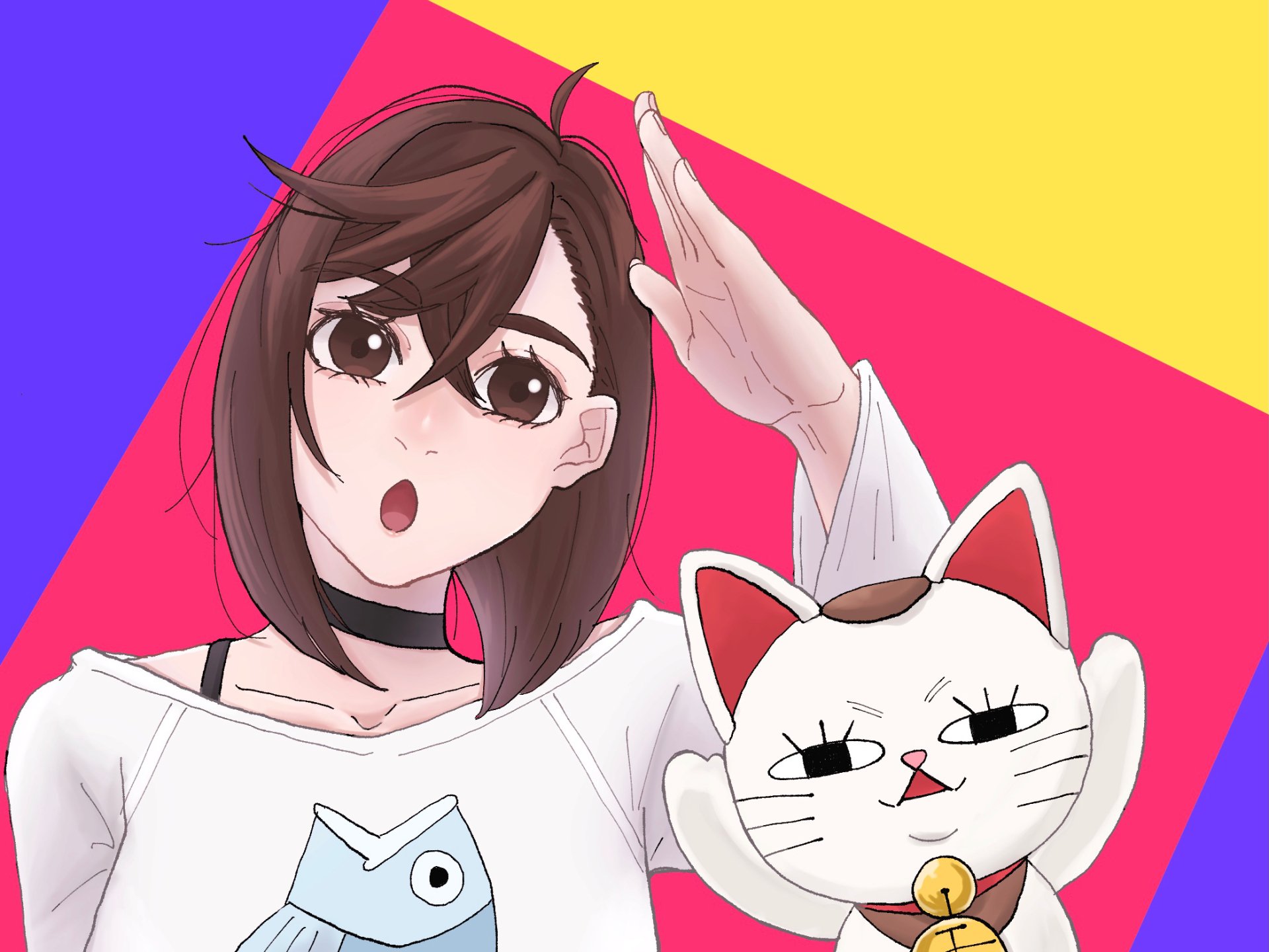 Download Momo Ayase Anime Dandadan HD Wallpaper