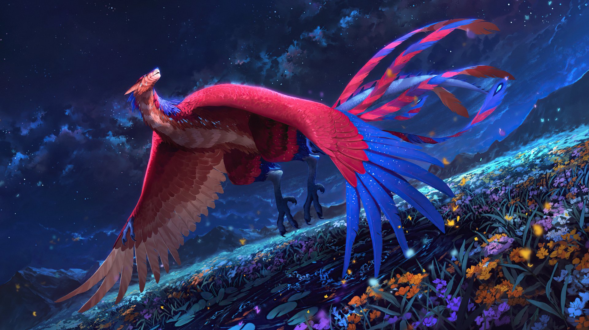 Download Fantasy Bird 4k Ultra HD Wallpaper by clockbirds