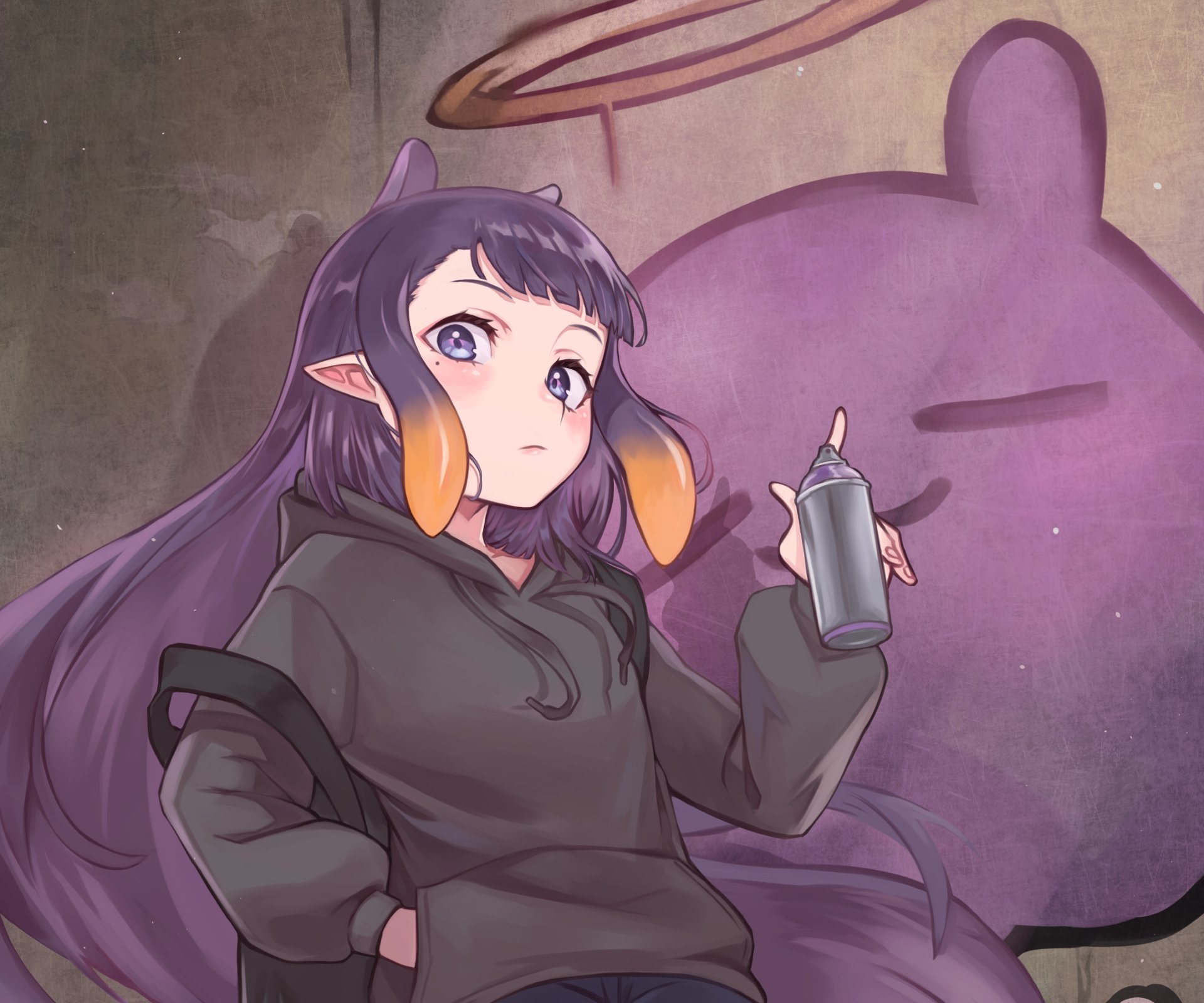 Download Hololive Ninomae Ina'nis Anime Virtual Youtuber HD Wallpaper