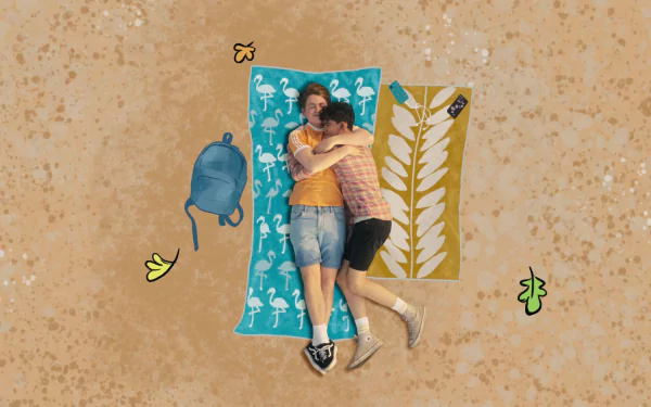 Heartstopper: Joyful Moments in 4K Ultra HD Wallpaper