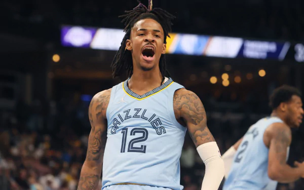 Ja Morant 4K Ultra HD Wallpaper – Rising Star #12 Spotlight