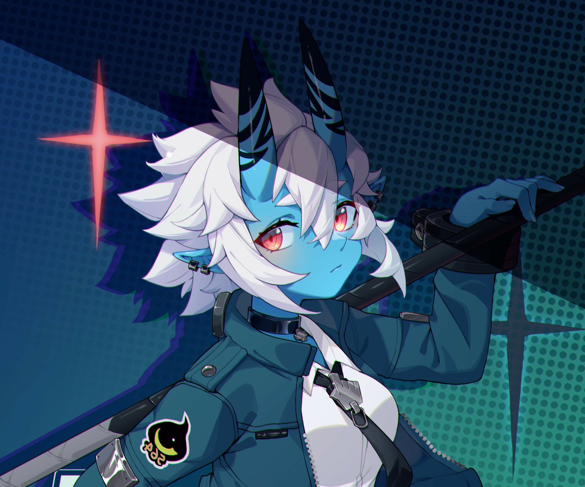 Zenless Zone Zero HD Wallpaper: Dynamic Soukaku Action Spotlight