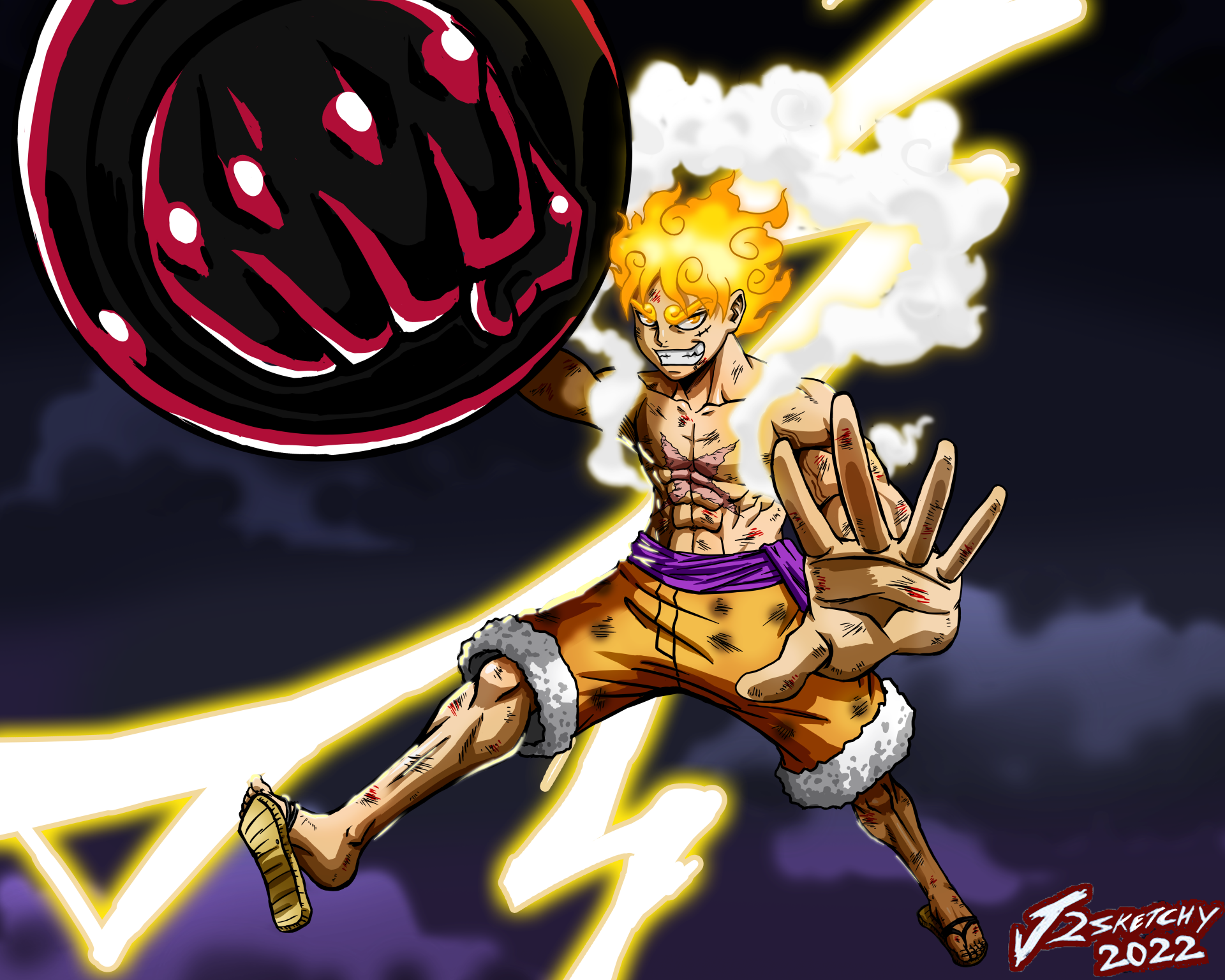 Download Gear 5 (One Piece) Monkey D. Luffy Anime One Piece 8k Ultra HD ...