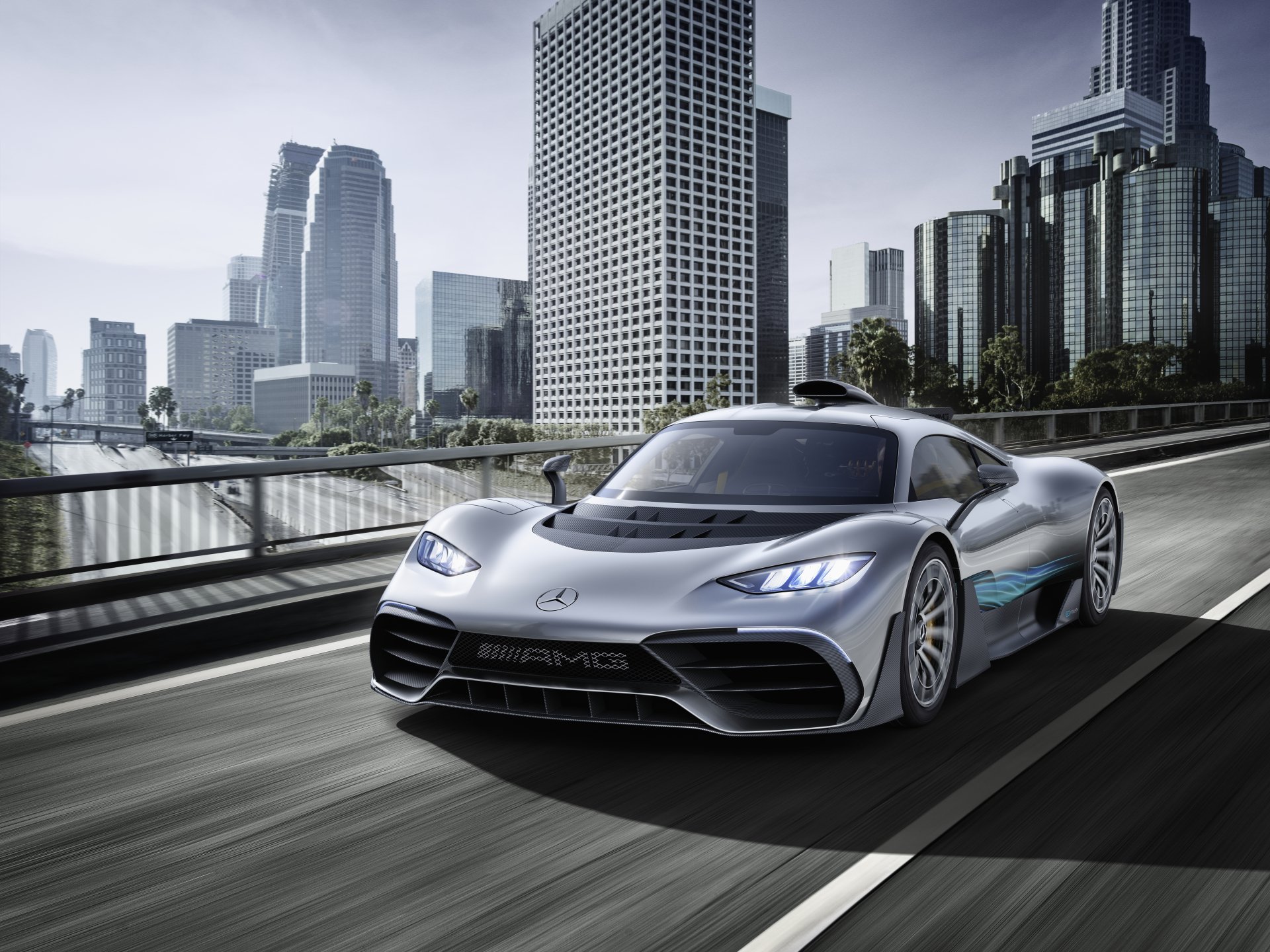 Mercedes-AMG One — 8K Ultra HD Urban Hypercar Wallpaper