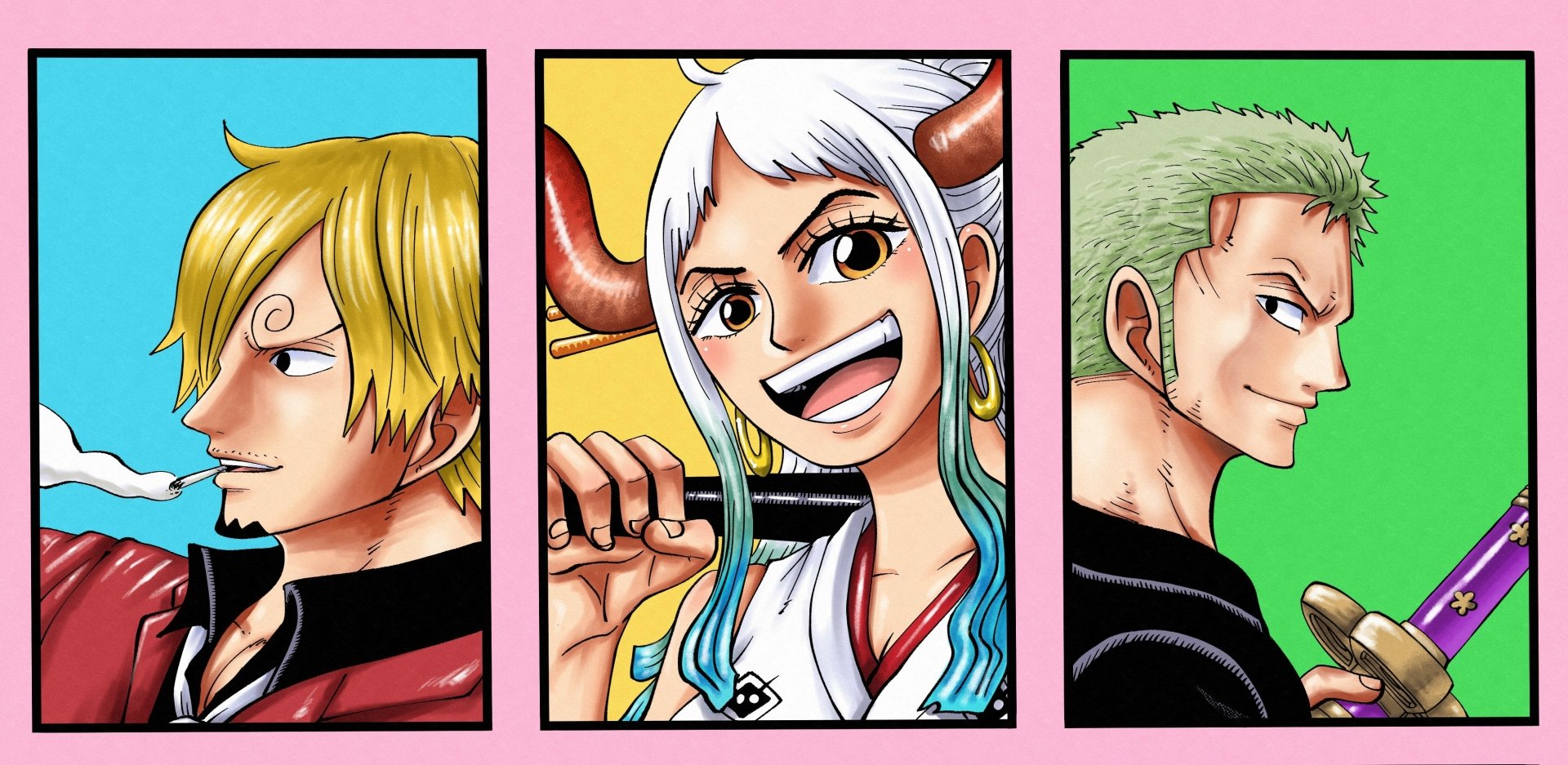 Download Roronoa Zoro Yamato (One Piece) Sanji (One Piece) Anime One ...