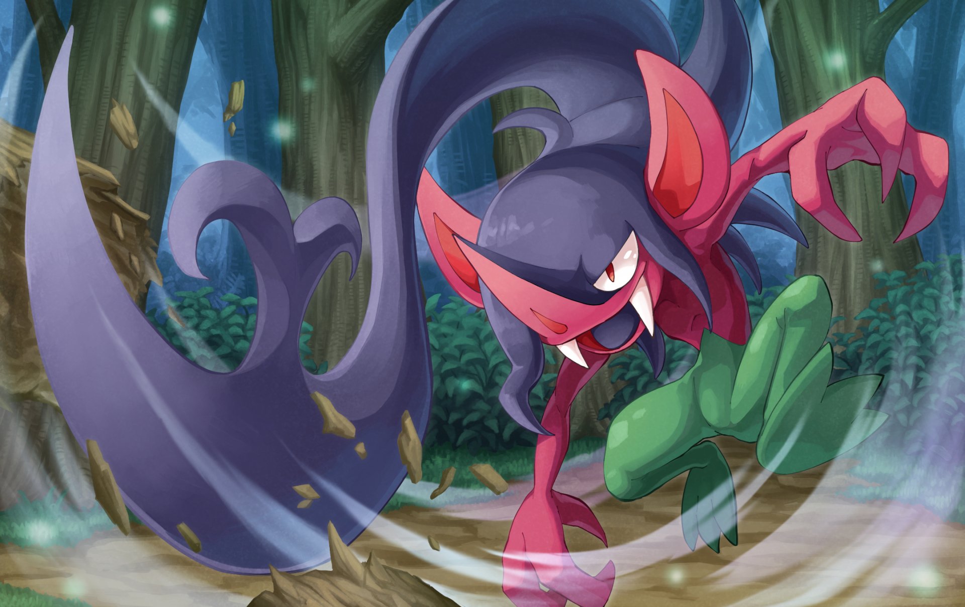 Download Morgrem Video Game Pokémon: Sword And Shield HD Wallpaper by 荒木まこと