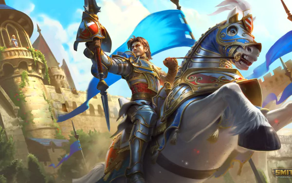 Download Lancelot (Smite) Video Game Smite 4k Ultra HD Wallpaper