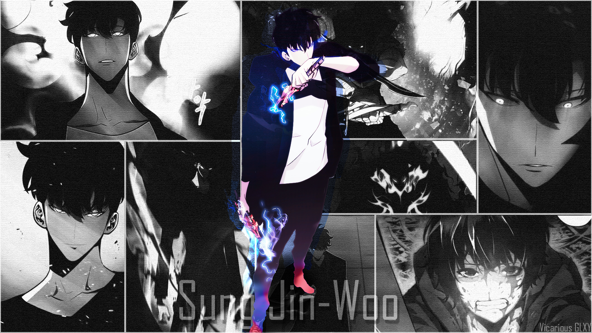 HD Sung Jin-Woo Anime Wallpaper | Solo Leveling Digital Art Showcase