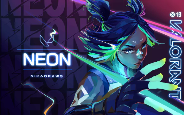 [80+] Neon (Valorant) Wallpapers
