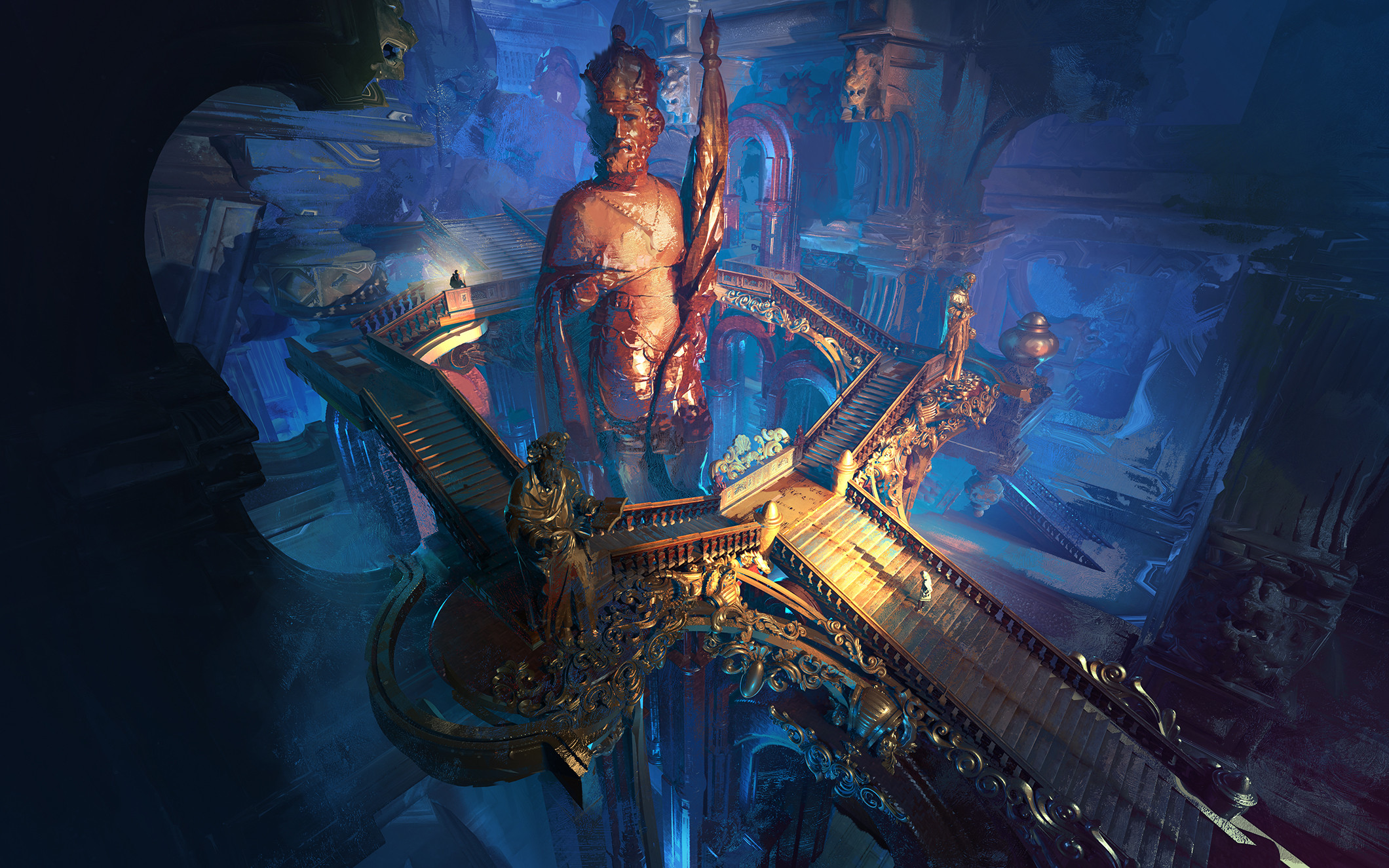 Mystical Statue HD Wallpaper - Download Now by Sebastian Luca