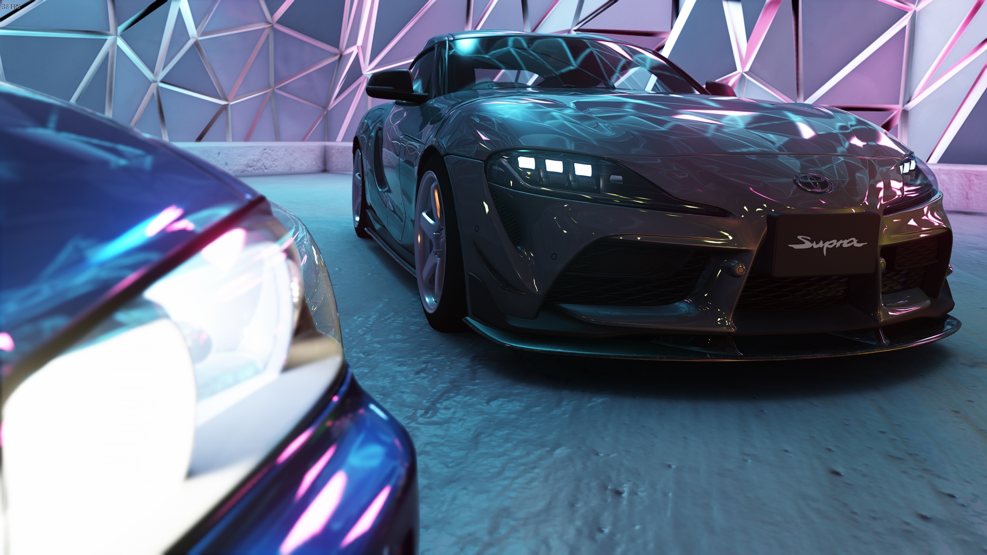 Assetto Corsa RX7, Skyline R34 and Supra A90 Showroom by Wildart89