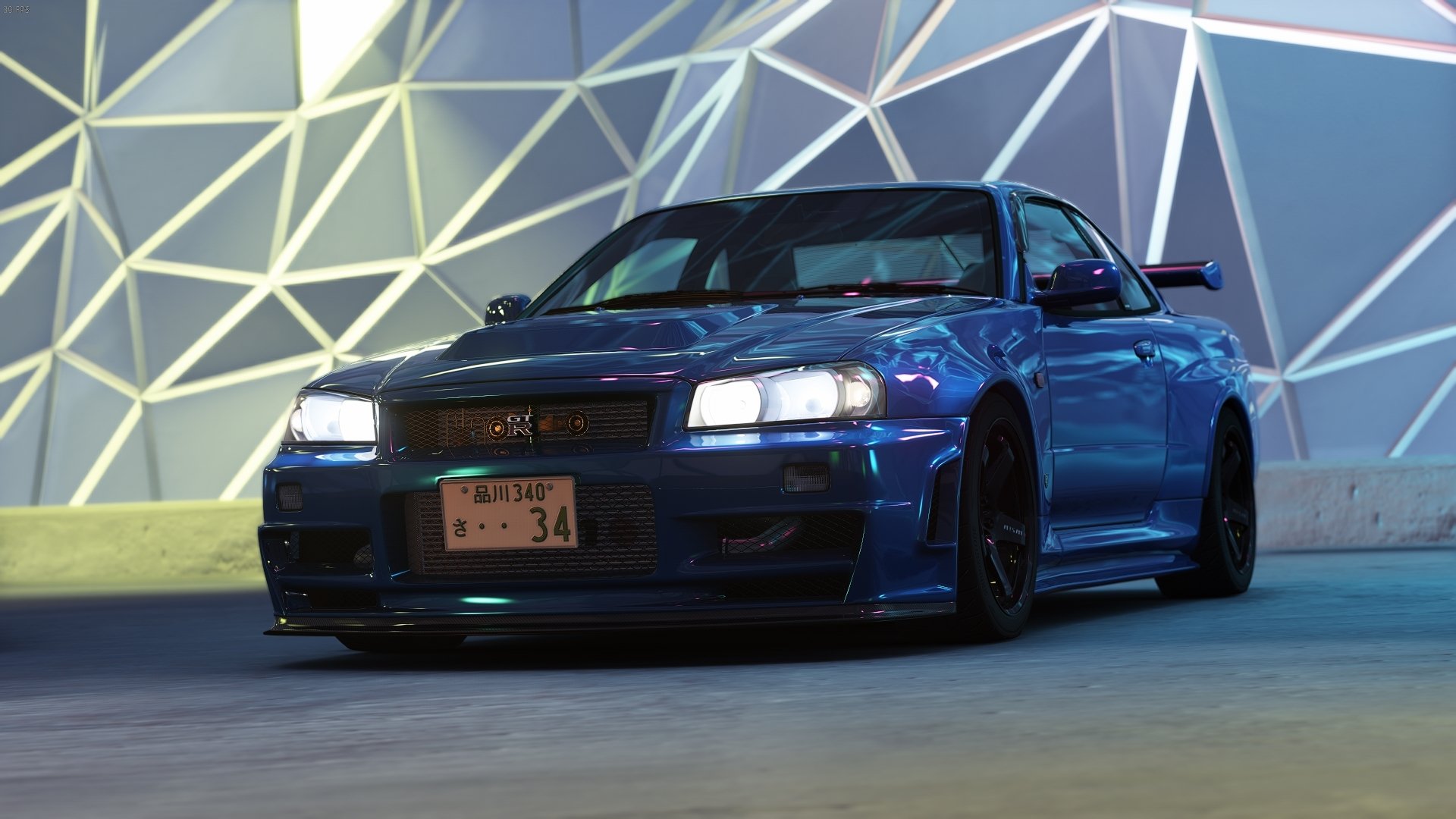 Assetto Corsa RX7, Skyline R34 and Supra A90 Showroom by Wildart89