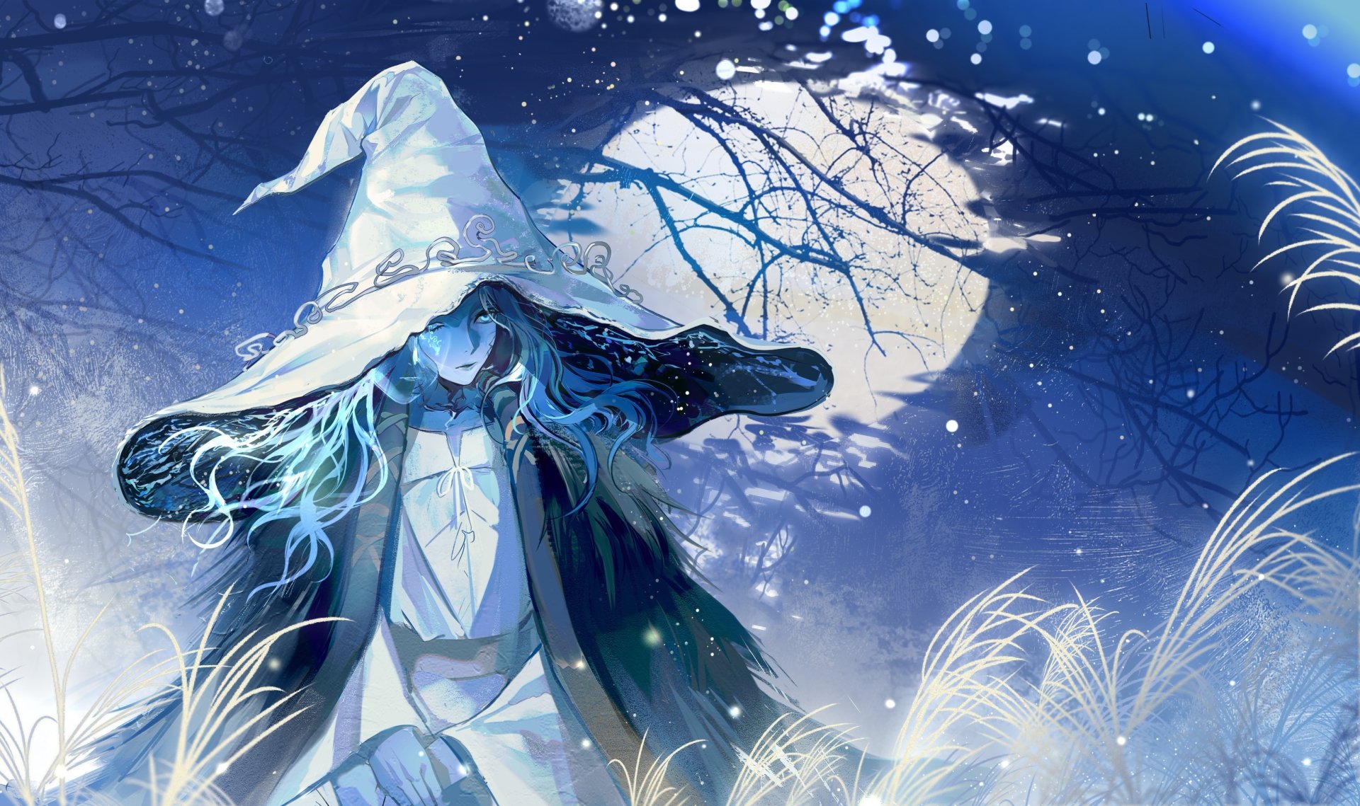 Ranni the Witch HD Wallpaper – Mystical Elden Ring Nightscape