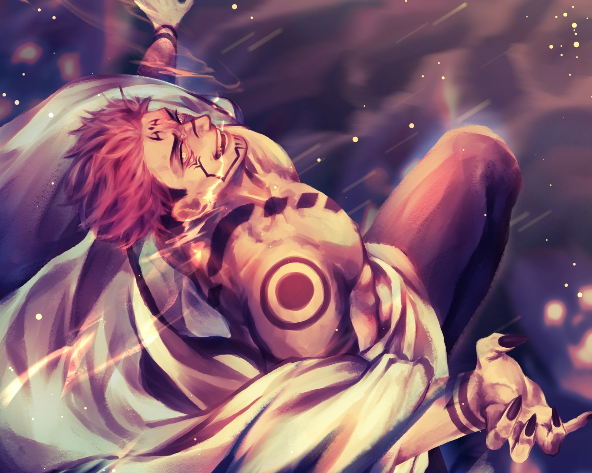 Sukuna Unleashed: Stunning HD Jujutsu Kaisen Anime Wallpaper by Jun ...