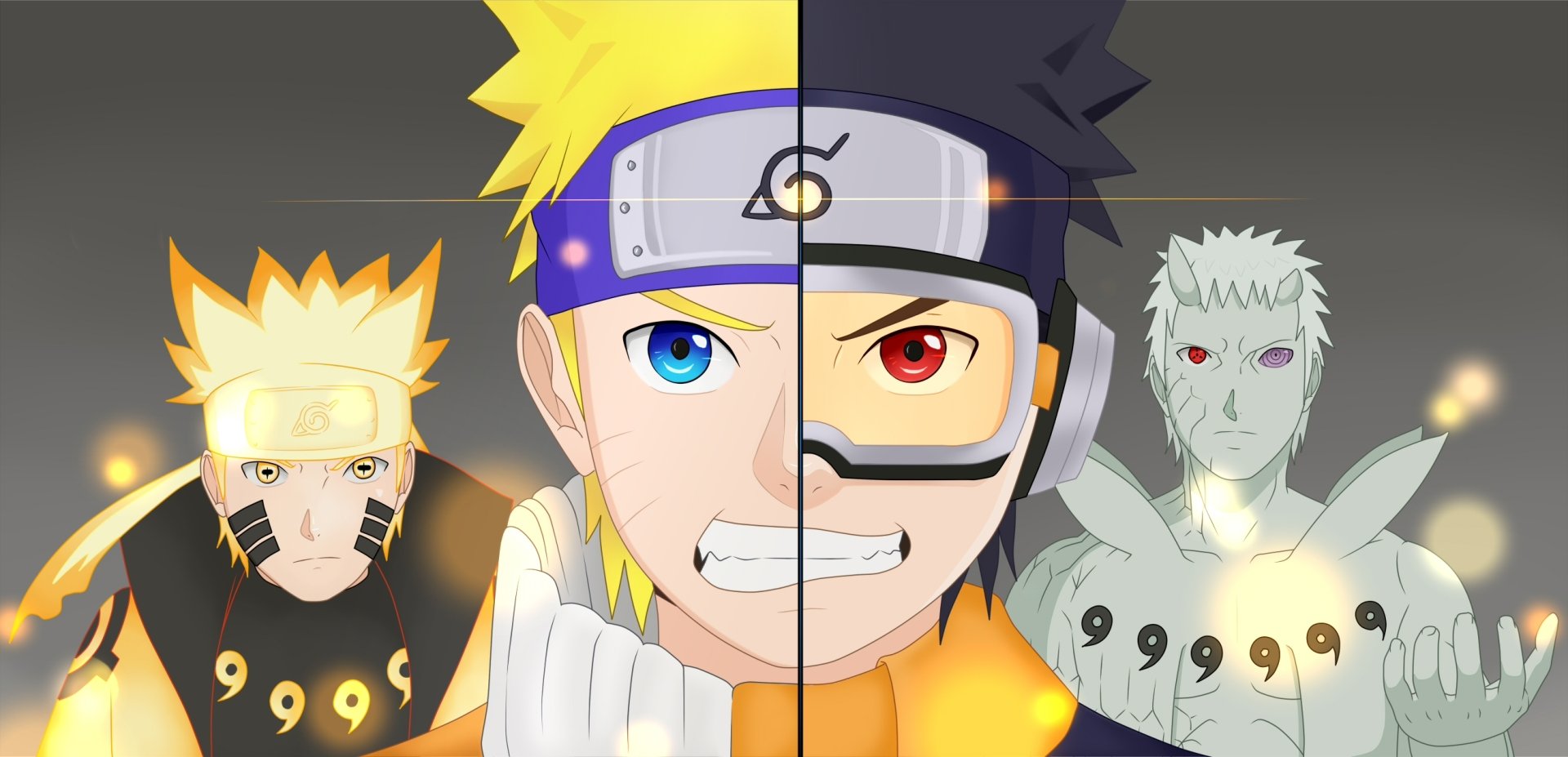 Dual Paths: Naruto & Obito Uchiha — HD Anime Wallpaper by LoneWolf1012 ...