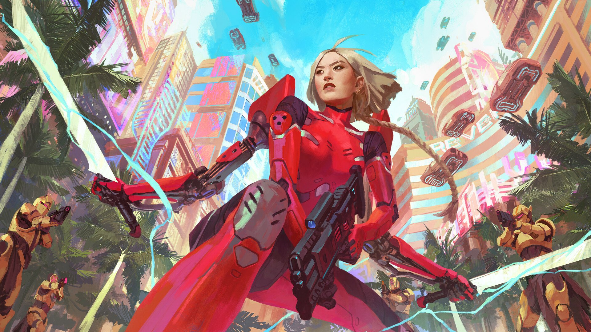 Download Sci Fi Cyborg HD Wallpaper by Benjamin Ee